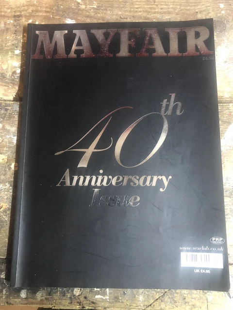 VINTAGE RARE MAYFAIR 40Th Anniversary Issue Glamour Magazine £20.00 ...