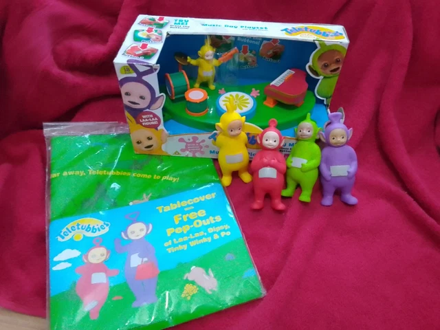 TELETUBBIES FIGURES CBeebies 5” Plastic Toys X 4 ,play garden and table ...