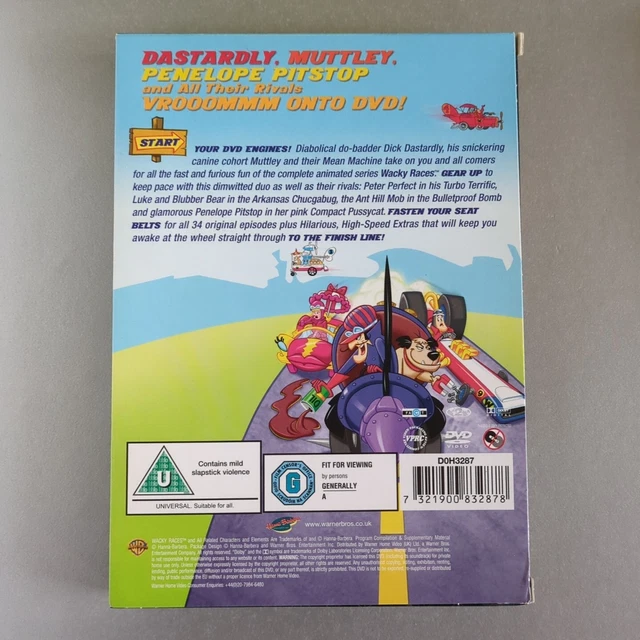 Wacky Races Hanna Barbera Complete Series Dvd Region 2 Box Set