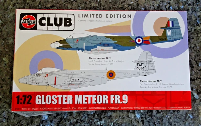AIRFIX 1/72 AIRFIX Club Gloster Meteor Fr.9 £25.00 - PicClick UK