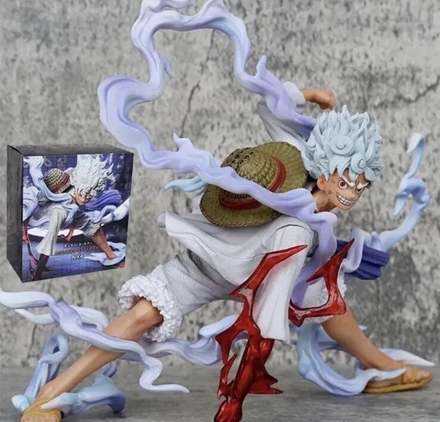 ONE PIECE LUFFY Gear 5 Statue 7" - Anime Sun God Nika PVC Collectible ...
