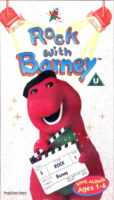 BARNEY - ROCK With Barney (VHS) - - V460488 EUR 7,50 - PicClick FR