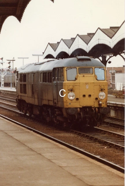 BRITISH RAILWAY B.R Photograph Class 31 - 31418 At Ipswich 30/12/1980 £ ...