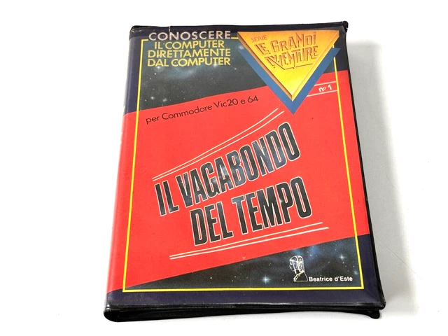 IL VAGABONDO DEL Tempo C64 / Vic20 1984 Beatrice d'Este ENDA CASSETTA ...