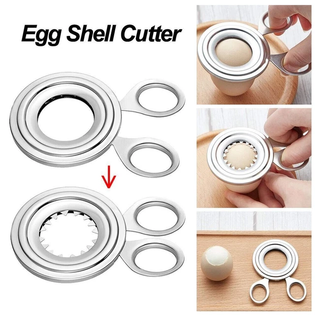 TOPPER CUTTER SCISSORS Knocker Opener Boiled Egg Shell Cutter Egg Shell ...