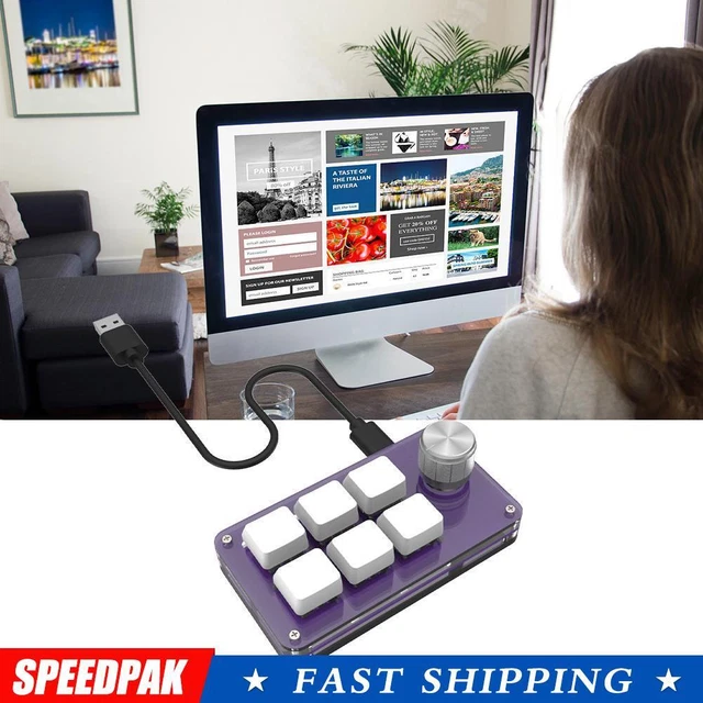 MINI KEYPAD MECHANICAL Keyboard DIY Custom USB Programming Part Copy Paste F8F1 £18.16 - PicClick UK