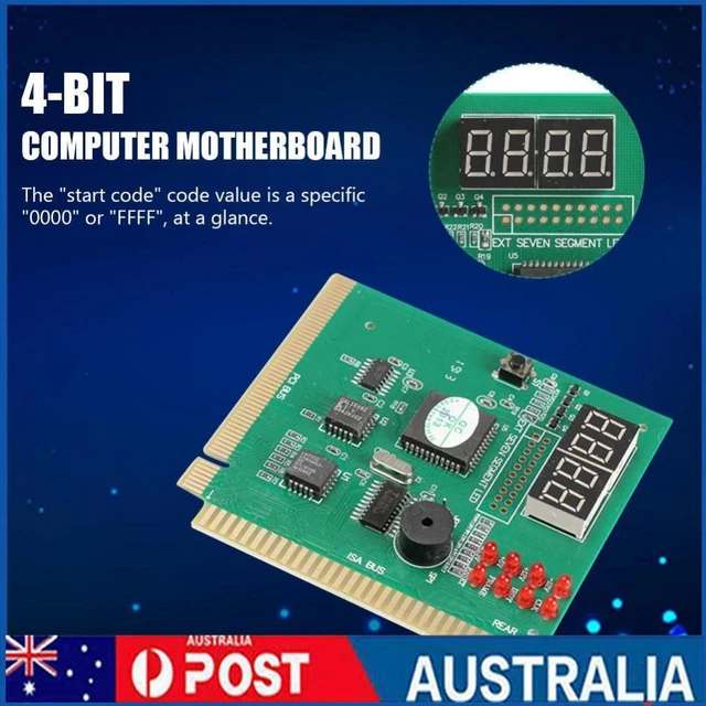 4-DIGIT PC ANALYZER Computer Diagnostic Post Card Motherboard Tester ...