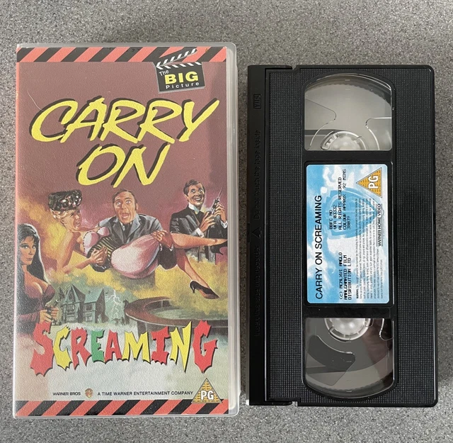 CARRY ON SCREAMING- VHS Video 1996 (Warner Bros) £3.94 - PicClick UK