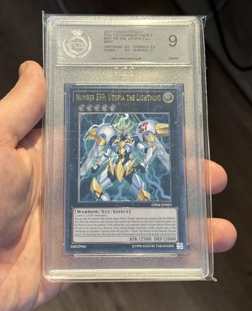 YUGIOH NUMBER S39: Utopia The Lightning (Ultimate Rare, OP04-EN001) PSA PGS 9 EUR 99,90 ...
