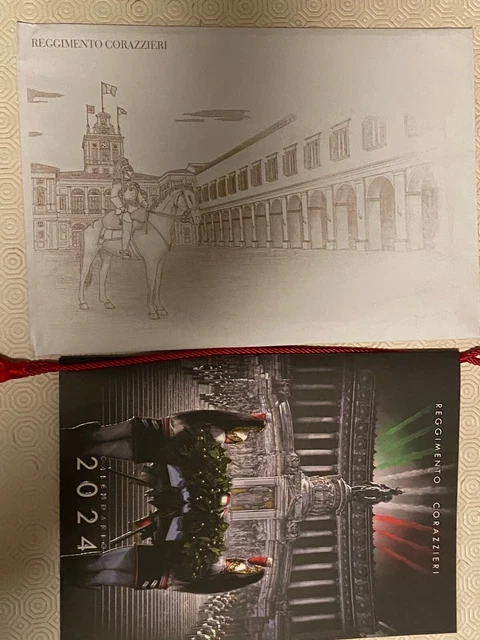 CALENDARIO 2024 REGGIMENTO dei Corazzieri con cordoncino e busta EUR 25 ... CALENDARIO 2024 REGGIMENTO dei Corazzieri con cordoncino e busta EUR 25 ...