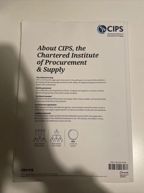 CIPS LEVEL 6 Innovation In Procurement And Supply Elective Study Guide ...