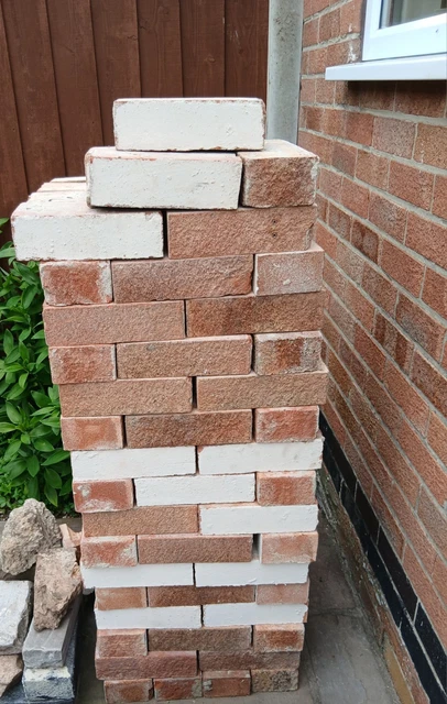RECLAIMED LBC COMMON House Bricks Heather's 222mm X 65mm X 100mm. 100 ...