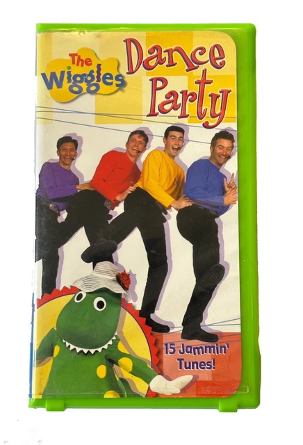 WIGGLES, THE: WIGGLES Dance Party VHS 2001 Hard Clamshell Case Classic ...