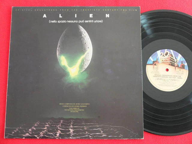 JERRY GOLDSMITH ALIEN (1979 ORIGINAL SOUNDTRACK 20th Century ITALY) VG+ ...