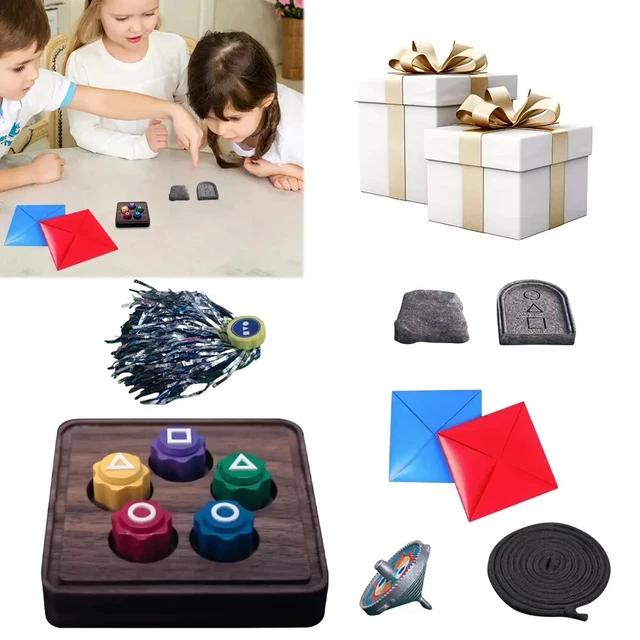 2025 SQUID GAME Six-Legged Pentathalon Game Gonggi,Ddakji,Paeng-y,Jebi ...