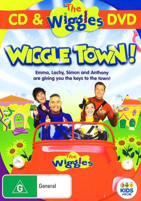 224A NEW SEALED THE WIGGLES WIGGLE TOWN! 2-DISC SET CD&DVD Region 4 EUR ...