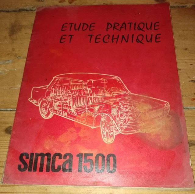 REVUE TECHNIQUE AUTOMOBILE Simca 1500 en bel état EUR 4,99 - PicClick FR