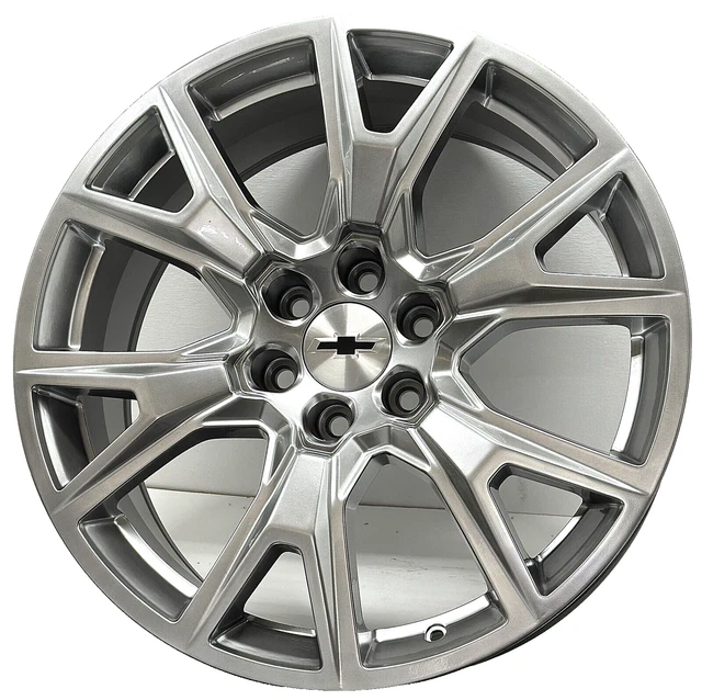 22& HYPER BLACKOE 5944 SEZ Replica Wheels fits 2024 Chevy Tahoe ...