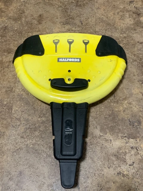 HALFORDS STEERING WHEEL Anti-Theft Lock Disc Lock Car Security Lock ...