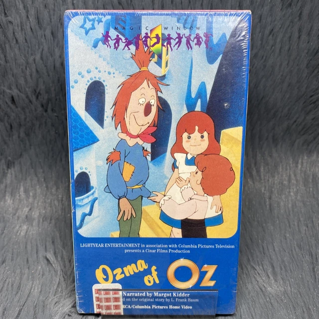 OZMA OF OZ VHS Tape 1987 Magic Window Release Animated Movie Watermarks ...