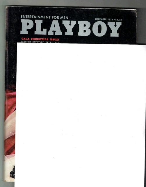 PLAYBOY MAGAZINE DECEMBER 1974 W/Centrefold Verygood/Condition £11.11 ...