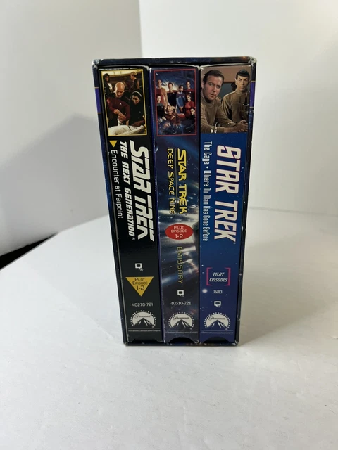 STAR TREK THE Beginnings Pilot Episodes VHS Box Set Next Generation Deep Space £9.41 - PicClick UK