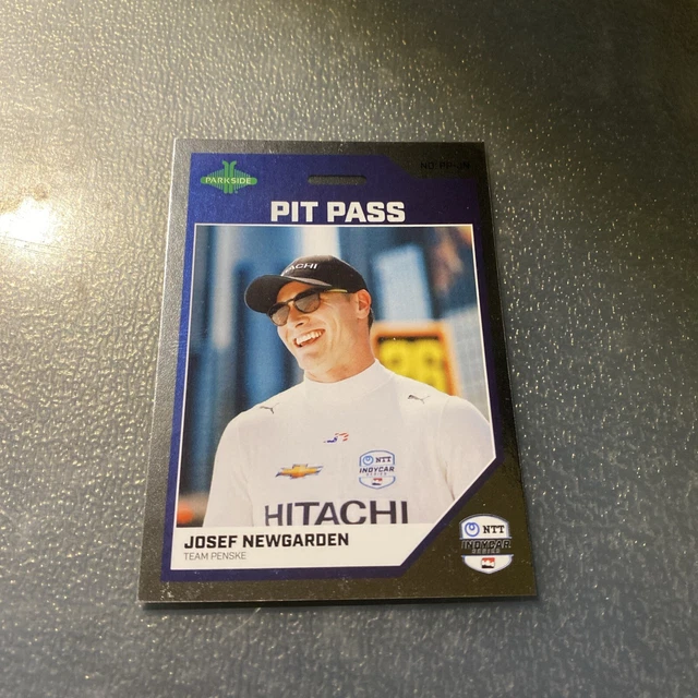 2024 PARKSIDE NTT Indy Car Racing PIT PASS Card JOSEF NEWGARDEN EUR 1 ...