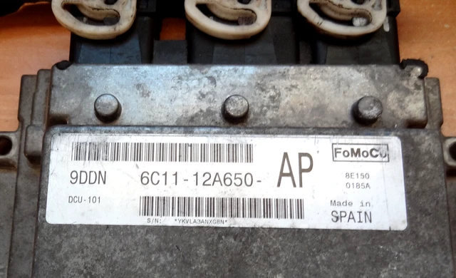 UNITÉ DE COMMANDE moteur Fomoco Ford Transit ECU 6C11-12A650-AP 9DDN ...