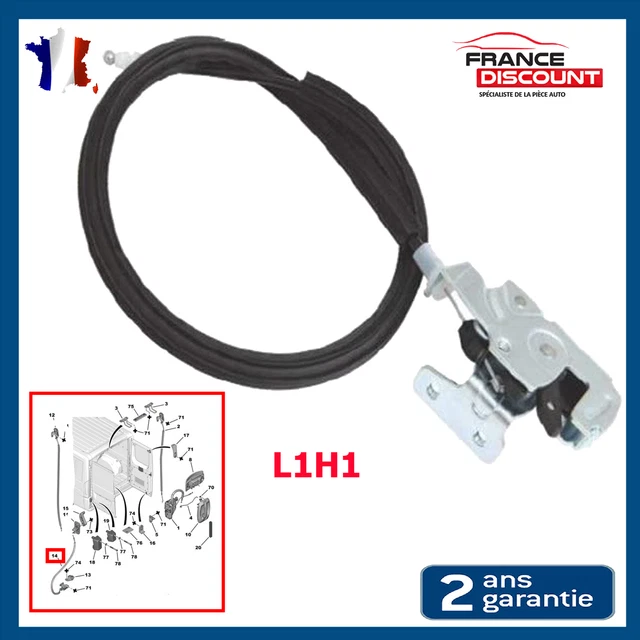 BACK DOOR LOCK planned for boxer Ducato Jumper 8719A3 9137K3 1615655980 ...