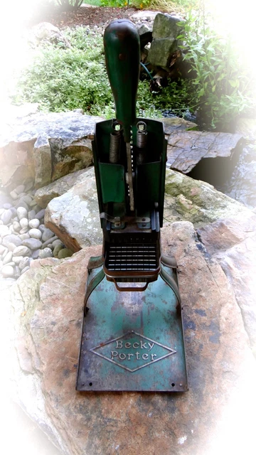 VINTAGE ANTIQUE METAL BECKY PORTER French Fry Cutter & Dicer 10T Made ...