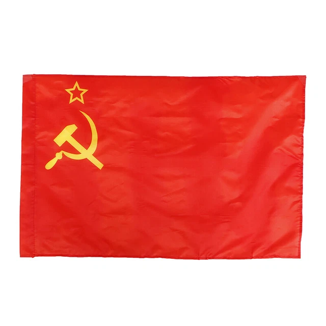 60*90CM RED CCCP Union of Soviet Socialist Republics USSR Flag Banner ...