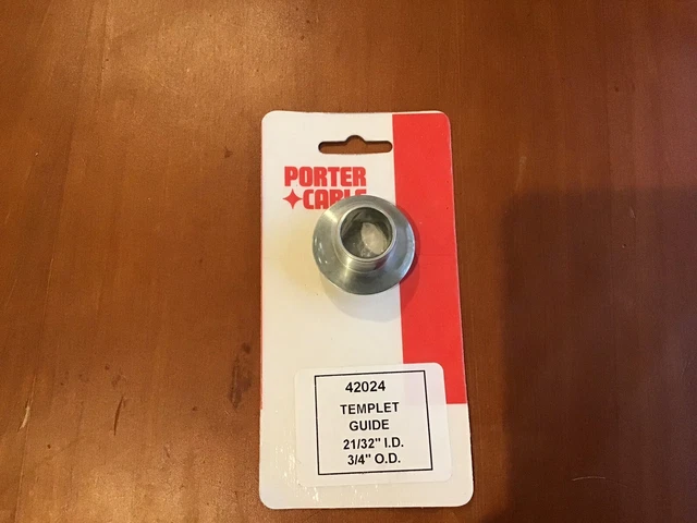 PORTER CABLE 42024 3/4 Inch Router Template Guide Genuine New $13.99 ...