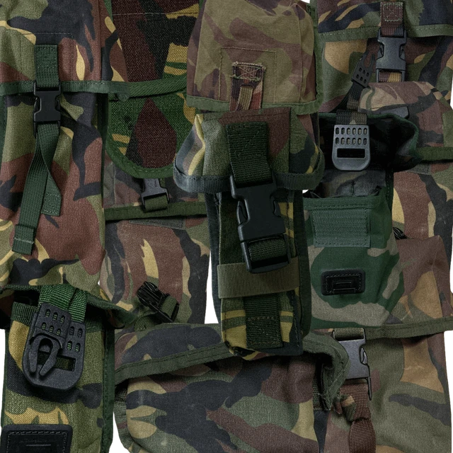 DUTCH ARMY SURPLUS Issue Woodland DPM MOLLE Webbing Pouches Variety ...