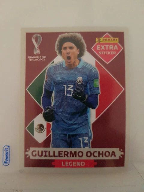 GUILLERMO OCHOA LEGEND Extra Sticker Base Panini World Cup Qatar 2022 ...