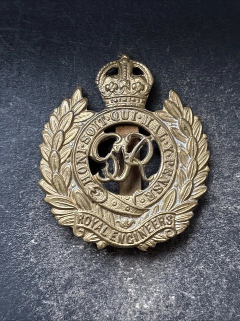 ROYAL ENGINEERS, GENUINE British Army Cap Badge. WW2. £14.00 - PicClick UK