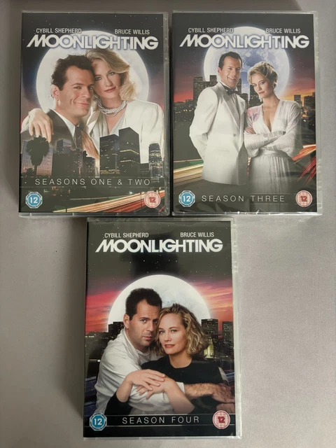 MOONLIGHTING COMPLETE SERIES 1 To 4 Dvd Bruce Willis, Cybill Hepherd ...