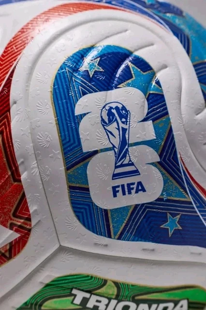 ADIDAS FIFA WORLD Cup 2026 Trionda Pro Official Match Ball Size 5 With ...