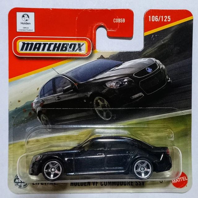 2025 MATCHBOX HOLDEN VF Commodore SSV Black Rare Short Card $20.00 ...