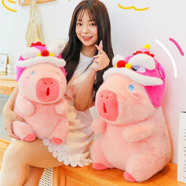 PINK CAPYBARA CAPIBARA Plush Toys Pink Capibara Plush Doll Christmas ...