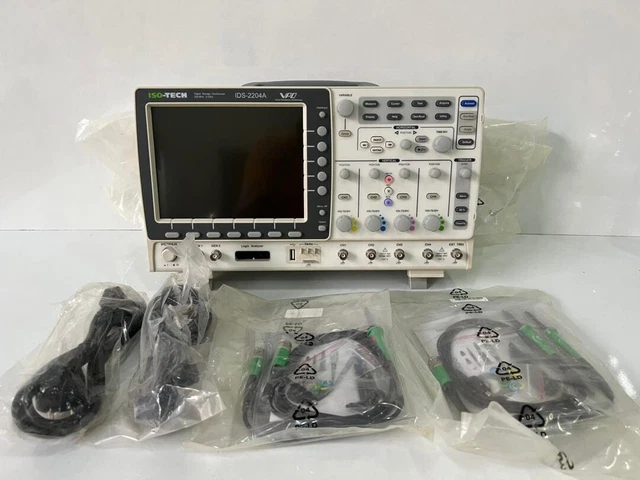 ISO-TECH IDS-2204A 4-CHANNEL 200MHz Digital Storage Oscillioscope £ ...
