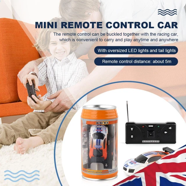 COKE CAN MINI Cans RC Car LED Lights Plastic RC Car RC Racing Car ...