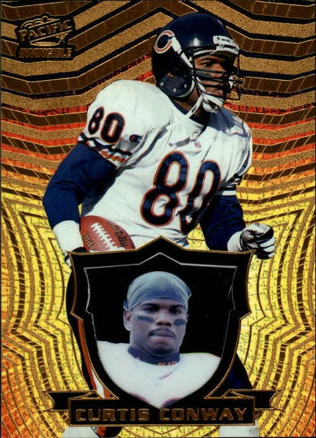 1997 PACIFIC INVINCIBLE Football Card #28 Curtis Conway EUR 1,87 ...