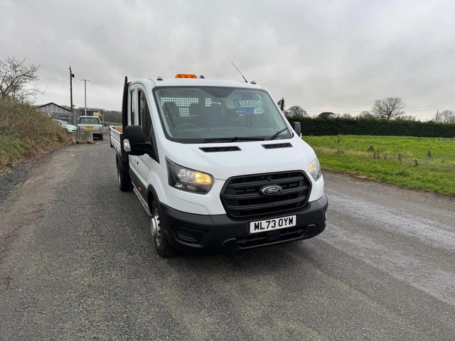 FORD TRANSIT 2.0 350 EcoBlue Leader Double Cab tipper 4dr Diesel Ma ...