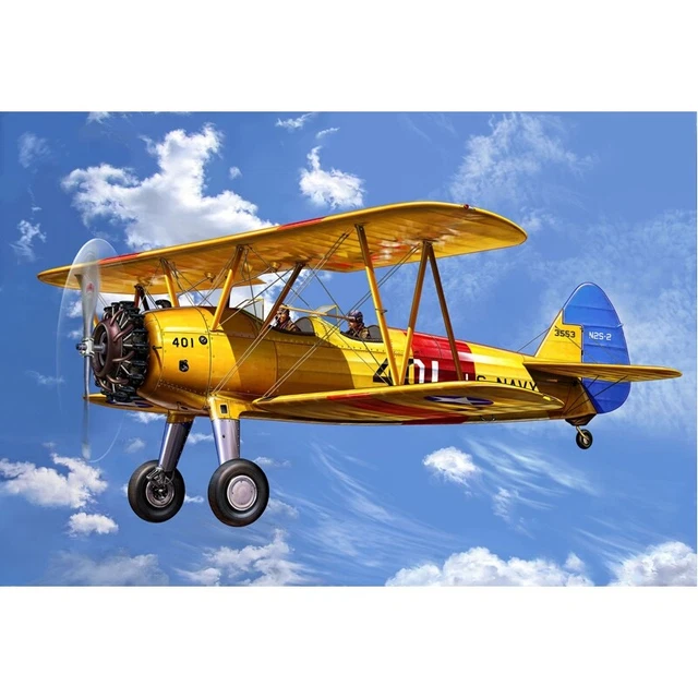 REV04676-MAQUETTE PARA MONTAR Y Para Pintar - Stearman Kaydet-1/72 ...