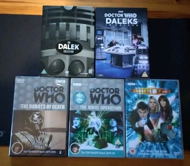 DOCTOR WHO DVD Bundle. Dalek Movies, Daleks In Colour, S2.2, Robots ...