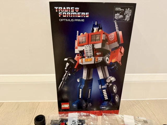 LEGO ICONS OPTIMUS Prime 10302 Building Kit Complete Set £109.90 ...