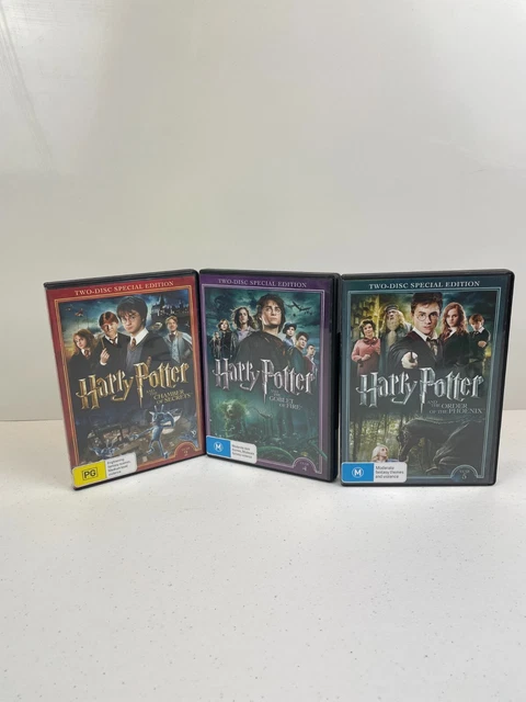 HARRY POTTER TWO Disk Special Edition DVD's Region 1 Years 2,4,5 VGC ...