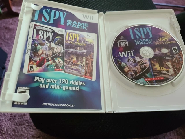 I SPY GAME Pack Ultimate I Spy & I Spy Spooky Mansion (Nintendo Wii ...