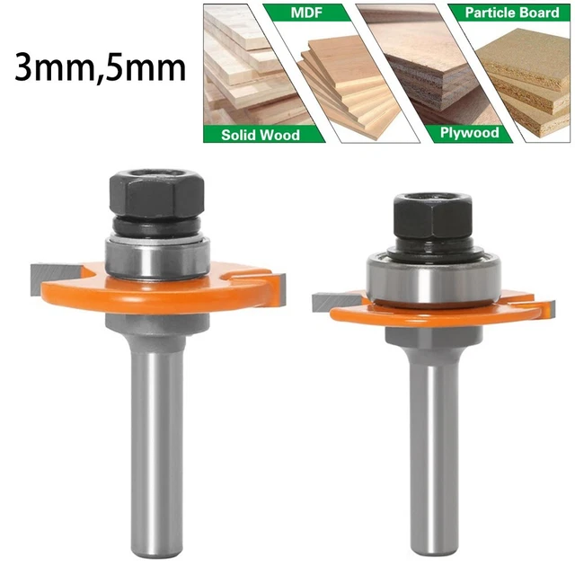 RELIABLE AND LONG Lasting T Type Router Bit for Woodworking Milling ...