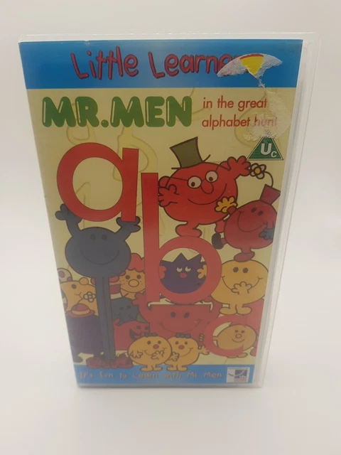 MR MEN IN The Great Alphabet Hunt Little Learners Pal Vhs Video Kids ...